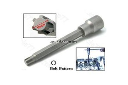 KingToyo KT-1216 1/2" M10 VW AUDI CYLINDER HEAD BOLT POLYDRIVE RIBE SOCKET