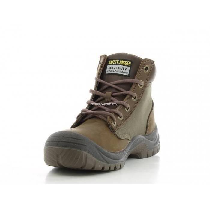 SAFETY JOGGER DAKAR Brown Middle Cut SAFETY SHOES