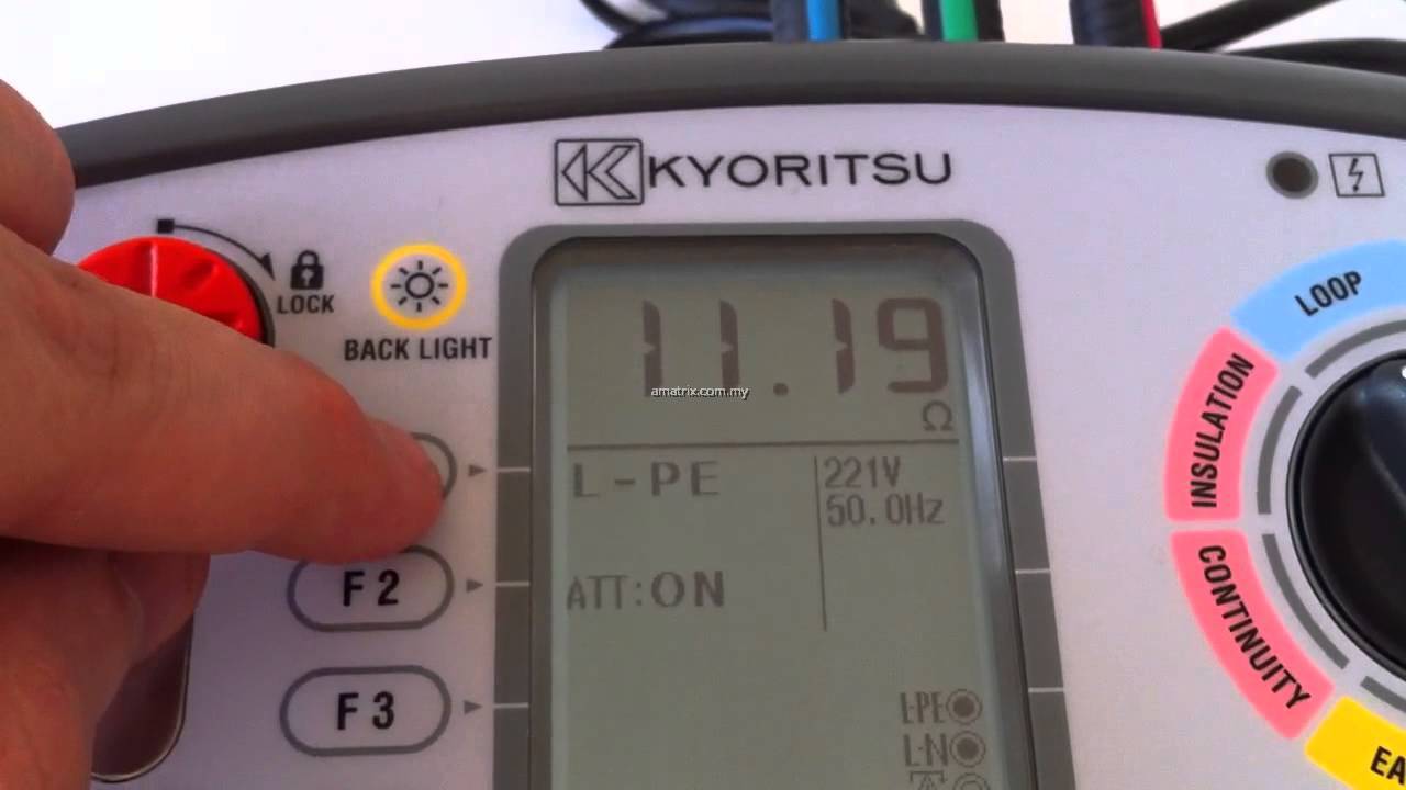 KYORITSU 6016 Multi Function Tester